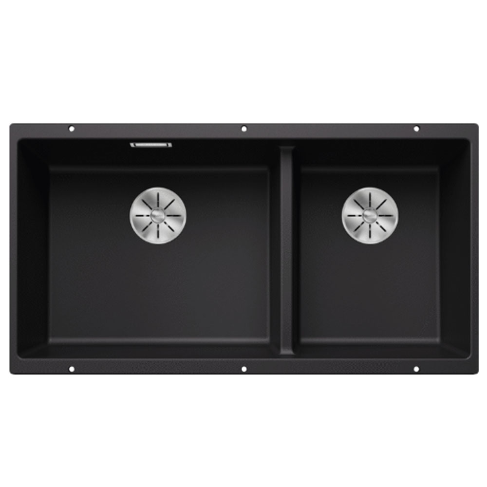 BLANCO Subline 480/320-U (Silgranit Black) Sink | W.Atelier