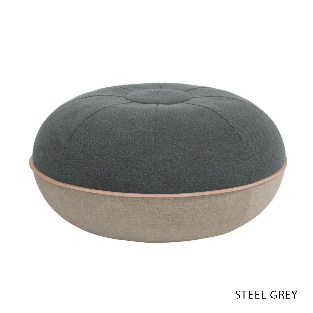 FRITZ HANSEN Pouf (Small) Natural Linen | W.Atelier